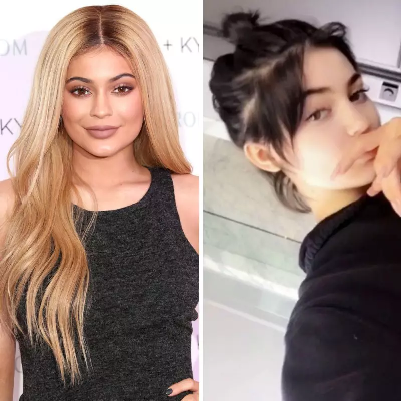 Kylie Jenner prawdziwe włosy