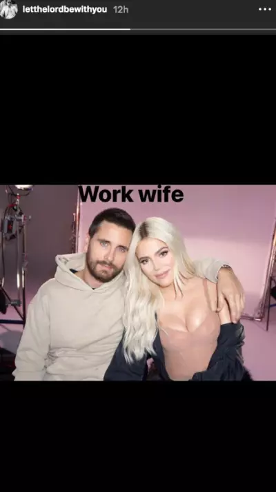 Scott Disick wuxuu ugu yeedhay khloe kardashian xaaskiisa shaqada KUWTK