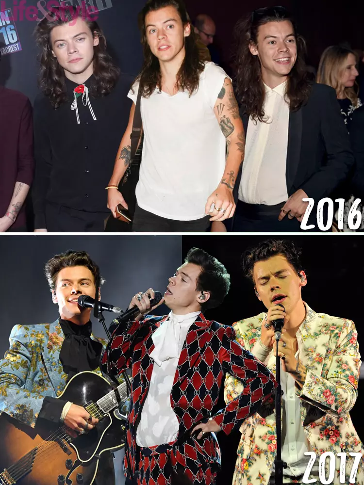 Harry styles transformation