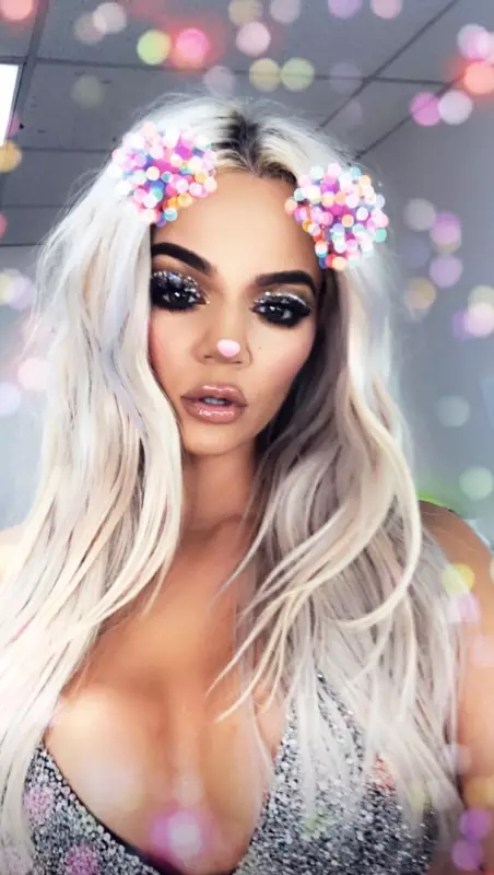 Khloe Kardashian ører instagram filter