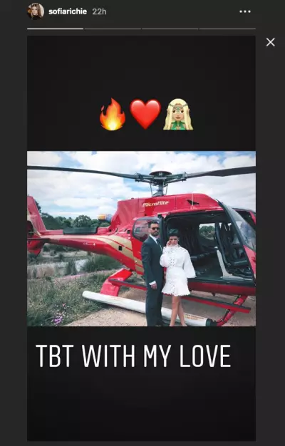 Sofia Richie, Scott Disick, Throwback, Helikopter