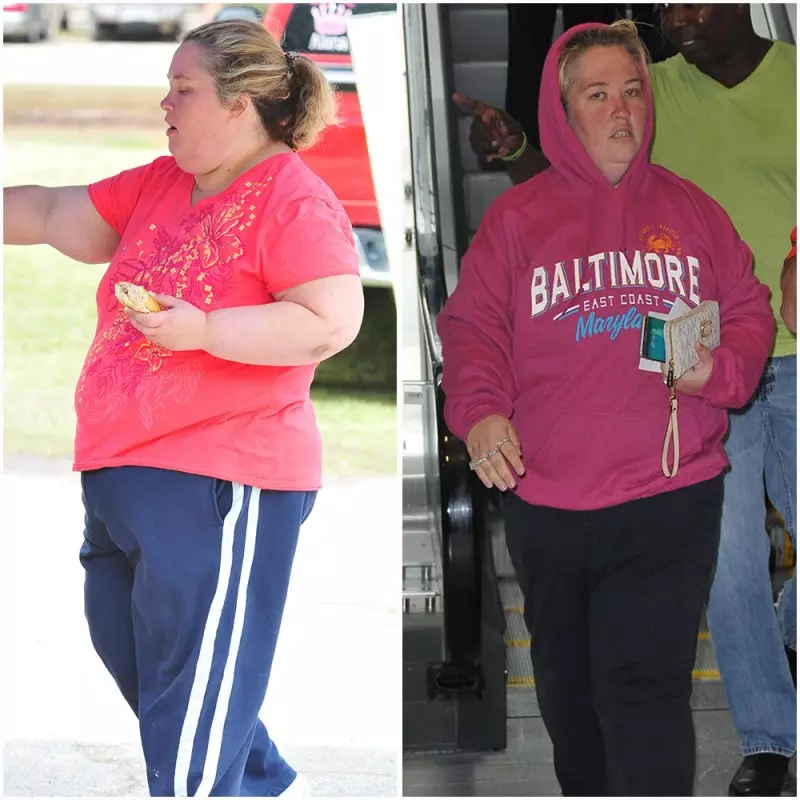 Mama june kupunguza uzito 22