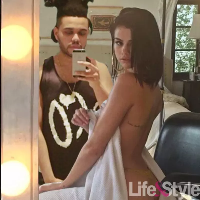 Selena gomez weeknd liki lipine