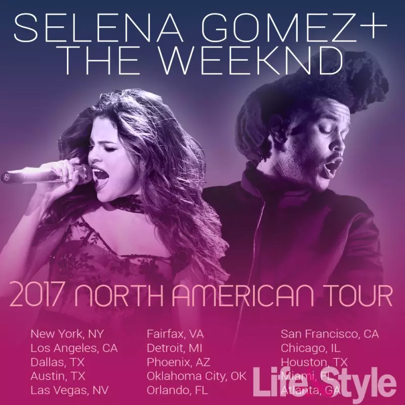 Selena gomez weekendtur