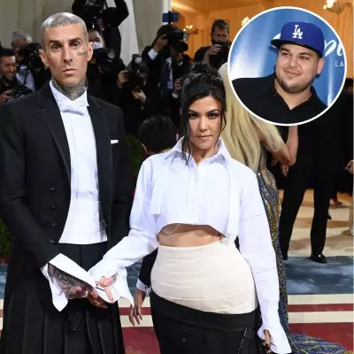 Zakaj Rob Kardashian ni bil na poroki Kourtney, Travisa Barkerja?