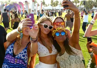 paris hilton coachella getty