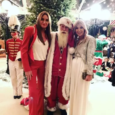 Sophia Hutchins med Caitlyn Jenner Instagram julen 2019