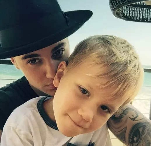 Selfie Justin bieber jaxon