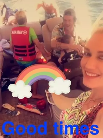 gwen stefani snapchat