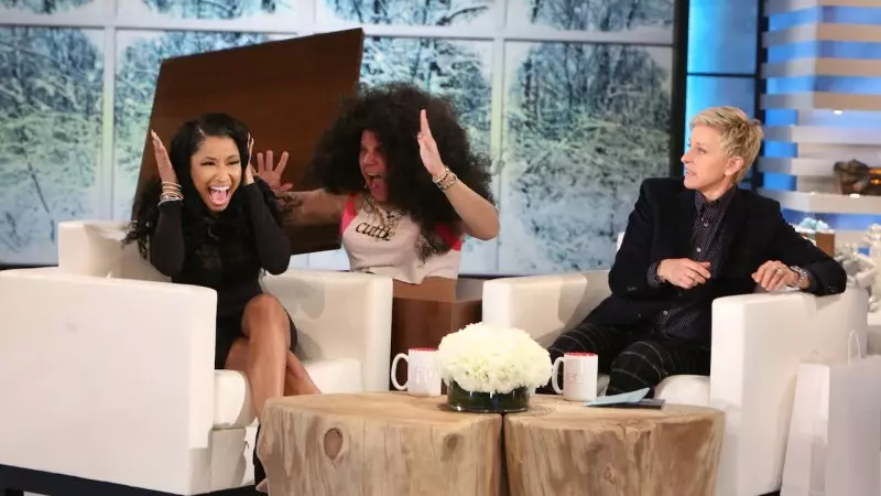 Ellen nicki minaj'ı korkutuyor