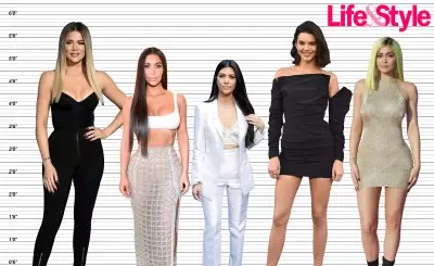 hversu háir eru Kardashians?