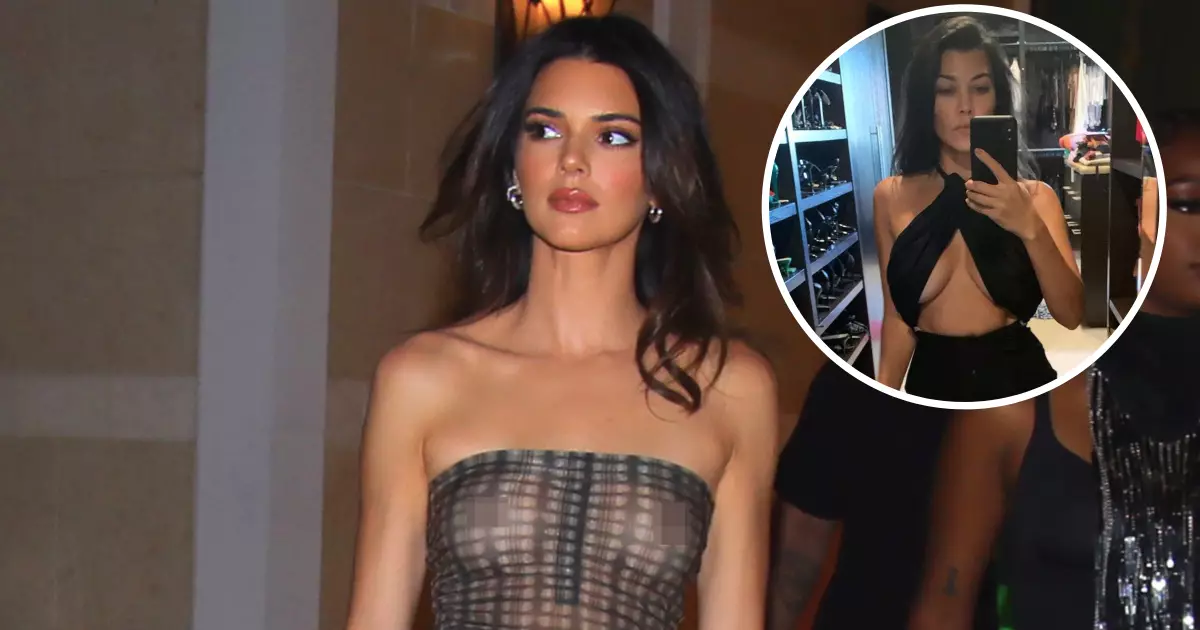Ženy Kardashian-Jenner rády chodí bez podprsenky: Podívejte se na fotky!