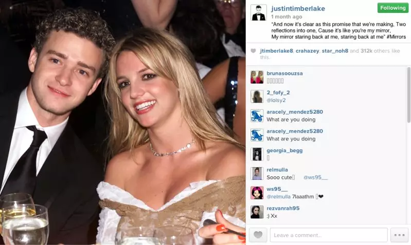 Justin britney instagram 2