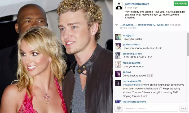 Justin britney instagram 7