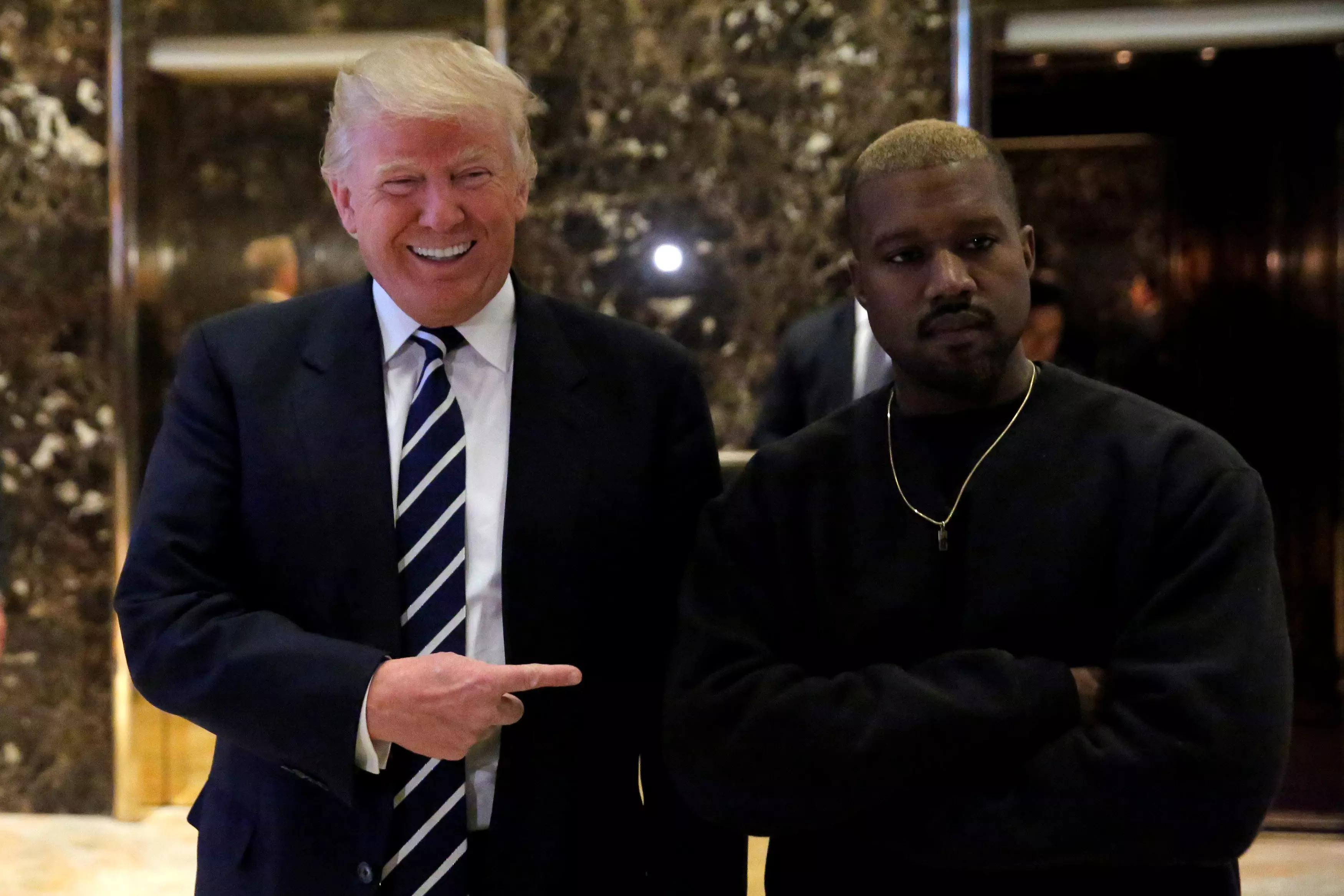 donald trump kanye lääne splash