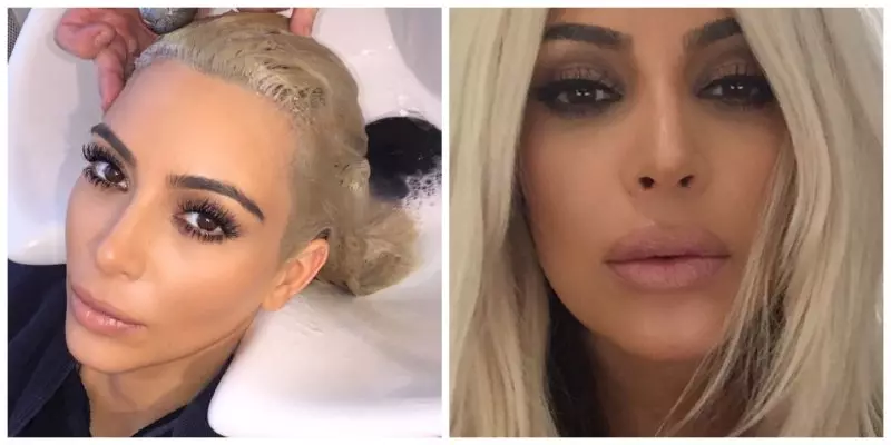 Kim kardashian blonde