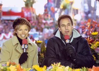 matt lauer aujourd'hui montrer des images de getty