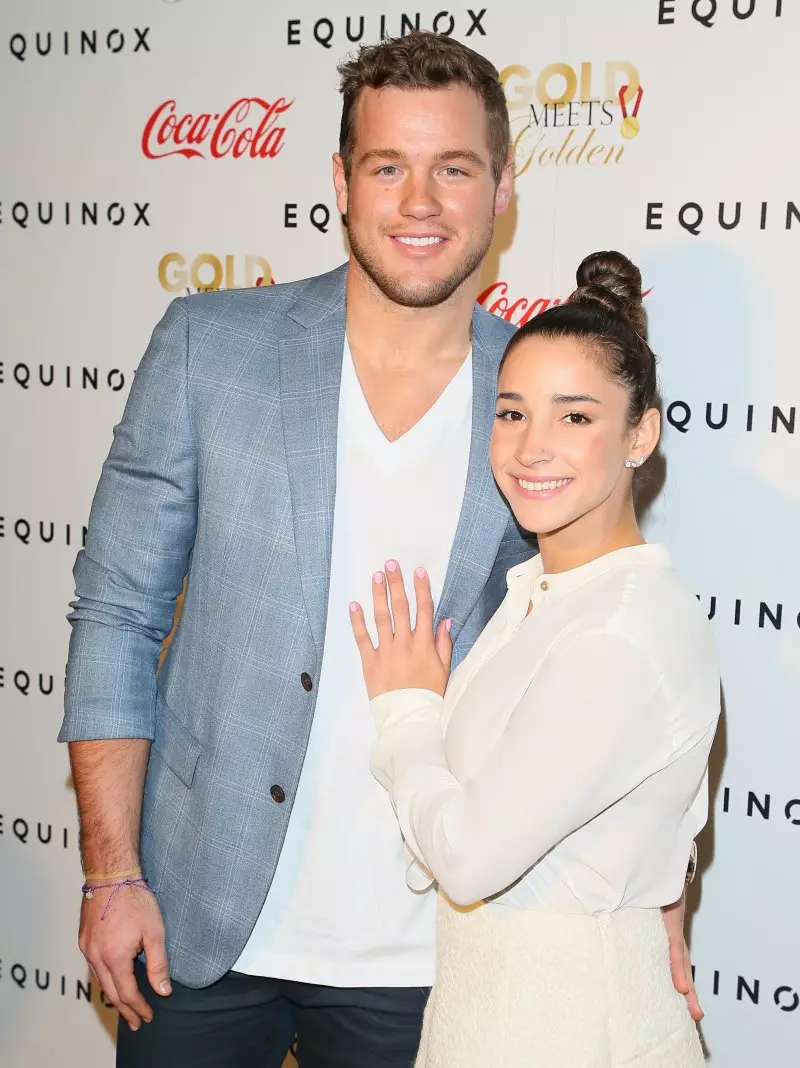 Colton underwood aly raisman ოქრო ხვდება ოქროსფერს