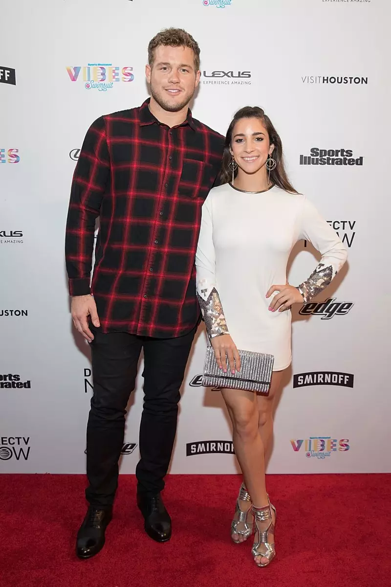 I-Colton underwood aly raisman vibes ngokusungulwa kwe-swimsuit enezithombe zezemidlalo 2017