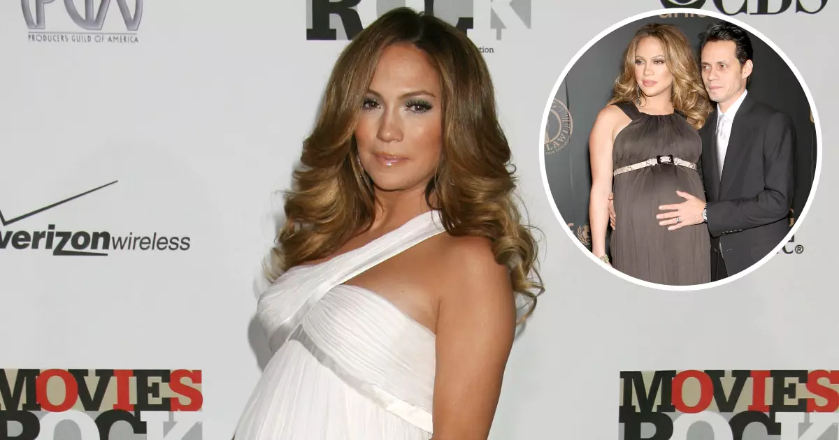 Jennifer Lopez-bilder mens hun var gravid med tvillingene Max, Emme