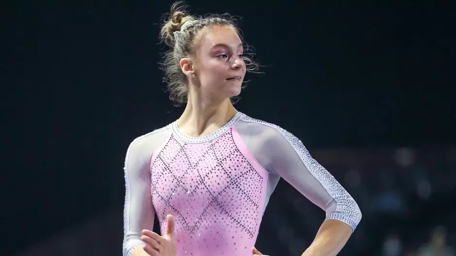 Senam Olimpiade Grace McCallum Momen Leotard Pangalusna Buktikeun Anjeunna Setrum di Lantai