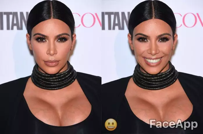 Sonrisa de kim kardashian 2