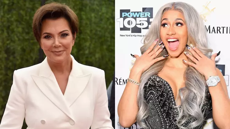 Kris jenner cardi b ljósmóðir