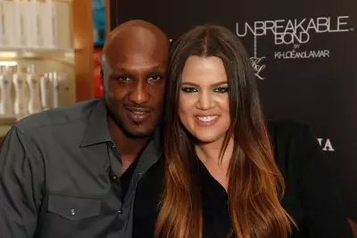 lamar odom və khloe kardashian - Getty