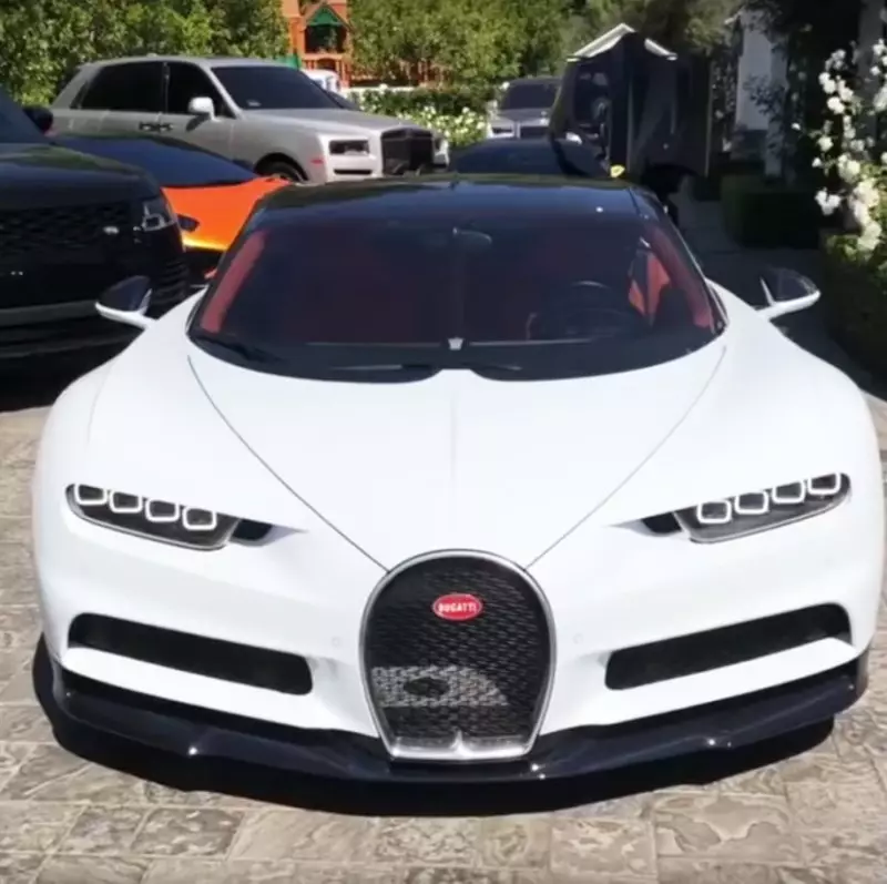 Bugatti Chiron ni Kylie Jenner