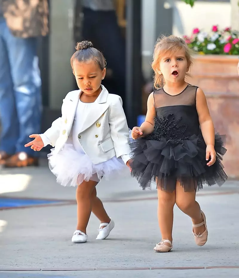 North west en penelope disick ballerina