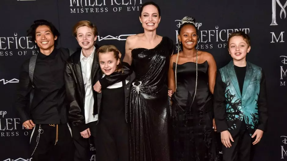 Kulawarga Angelina Jolie Diideuan Anjeunna pikeun Ngagabungkeun Film 'Eternals'