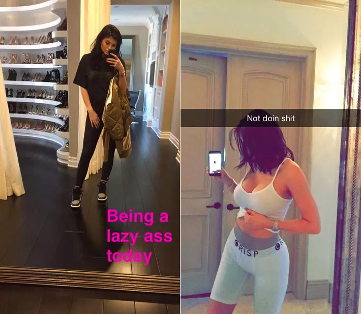 Kylie jenner snapchat nem csinál semmit