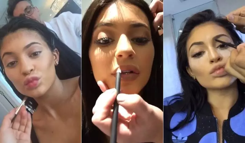 Μακιγιάζ Kylie jenner snapchat