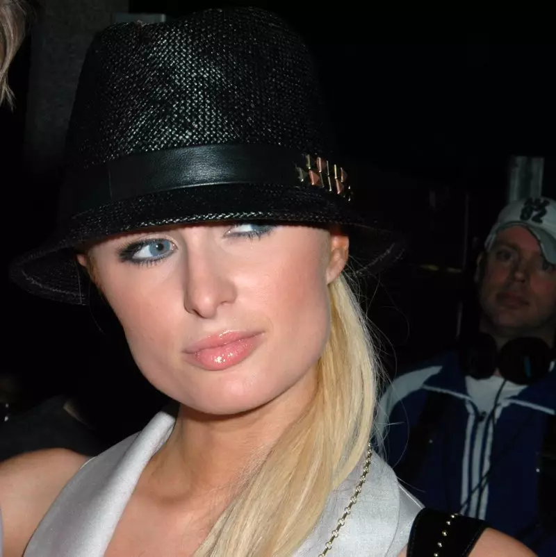 Paris hilton fedora