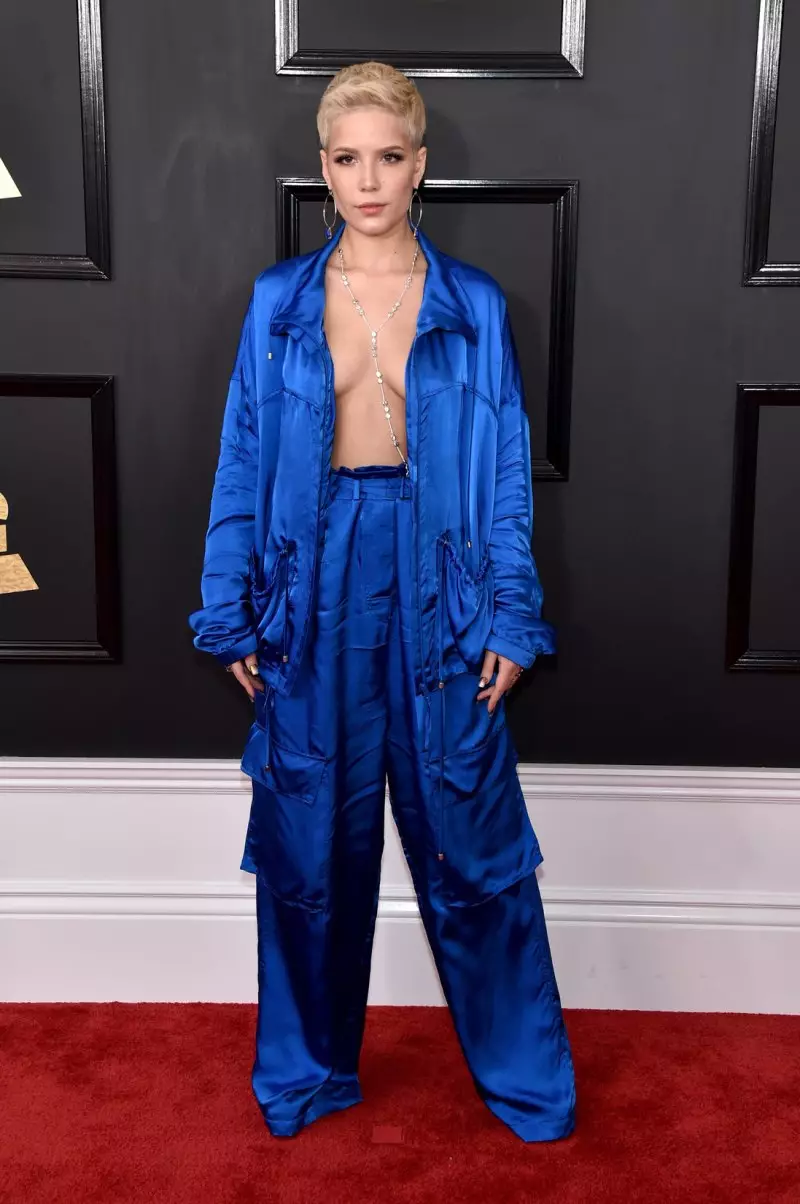 Halsey de la catifa vermella dels Grammy