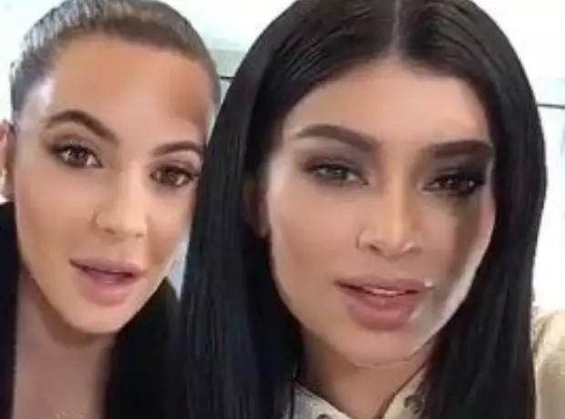 Dvojnice Kim Kardashian i kylie Jenner 11