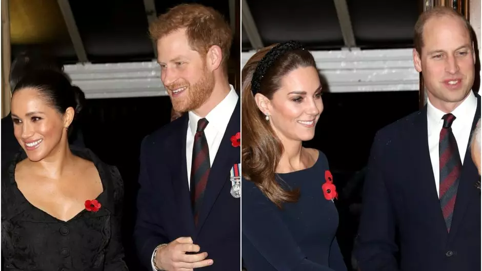 Meghan Markle, Kate Middleton, Pangeran Harry dan Pangeran William