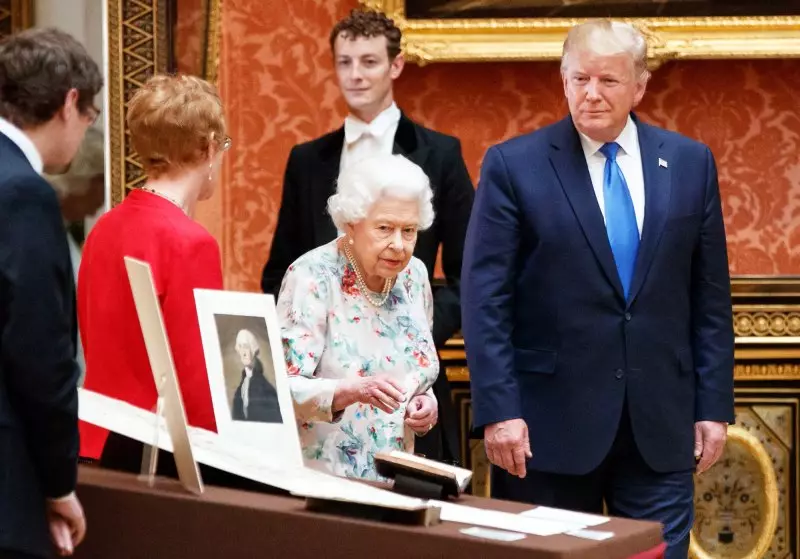 Sarauniya Elizabeth ta maraba da Donald Trump Melania