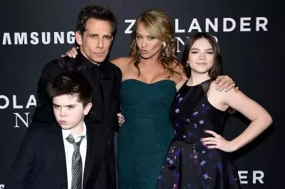 Ben Stiller ģimenes getty attēli