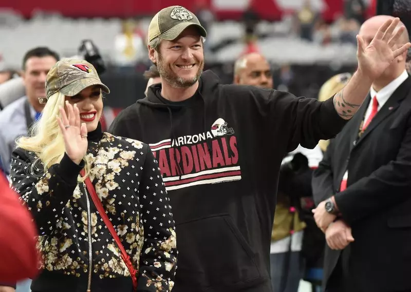 Blake Shelton Gwen Stefani Cute Picture 1