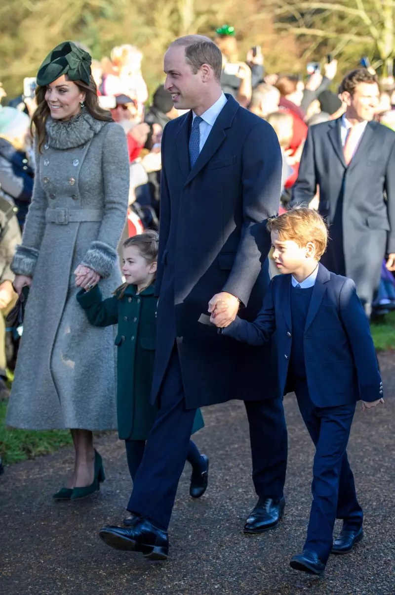 El servicio de la iglesia el día de Navidad, Sandringham, Norfolk, Reino Unido, 25 de diciembre de 2019