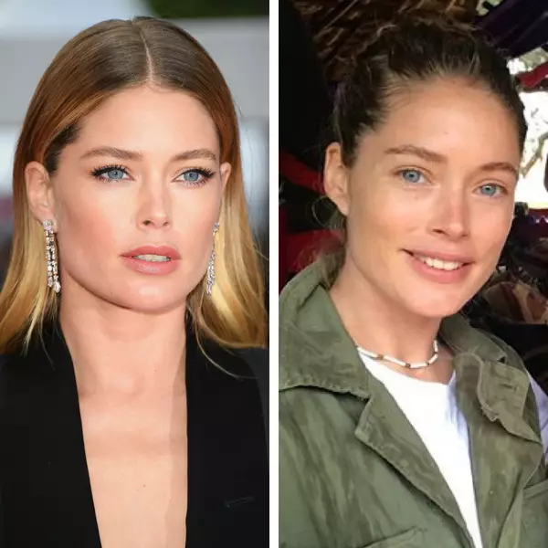 آرایش Doutzen kroes بدون آرایش