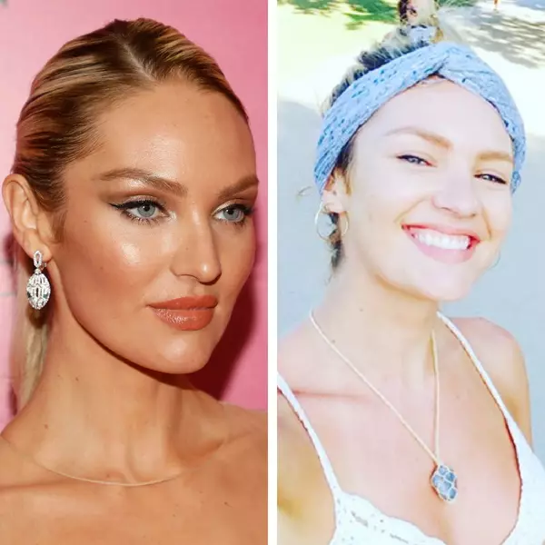 آرایش Candice swanepoel بدون آرایش