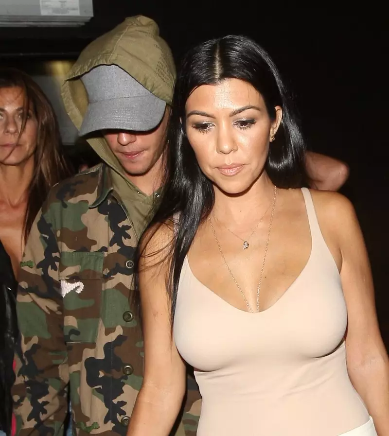 Kourtney kardashian, justin bieber