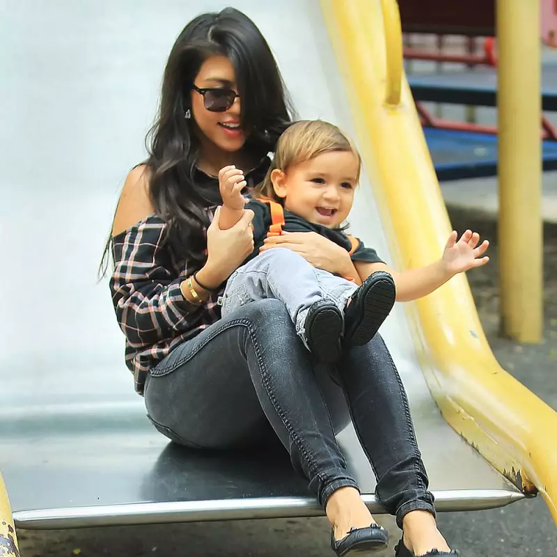 Kourtney Kardashian Mason Disick