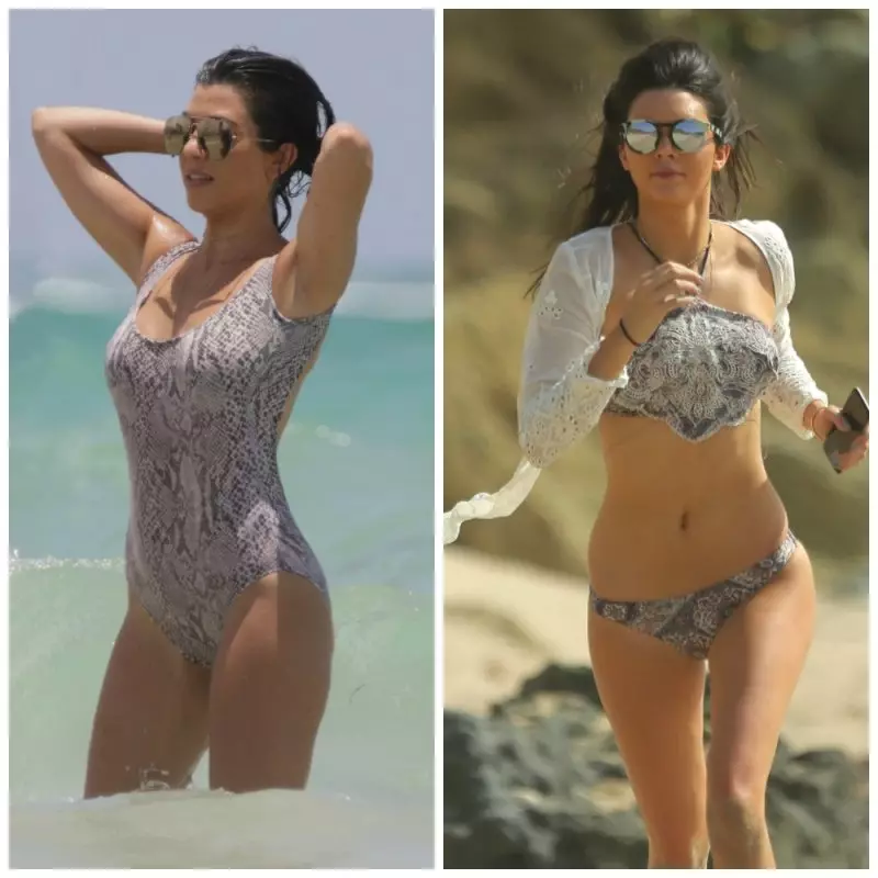 المايوه نمط Kourtney كيندال