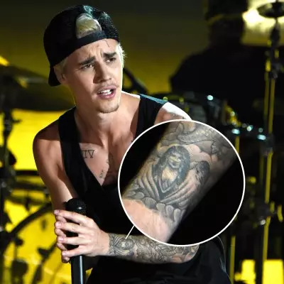 justin bieber tattoo – getty