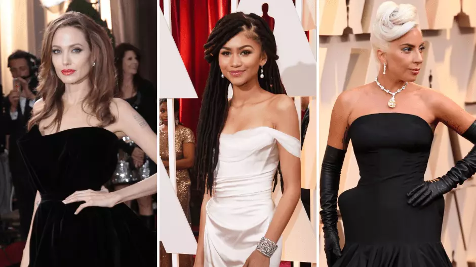 Os looks dos Óscar máis alucinantes dos anos! Angelina Jolie, Zendaya, Lady Gaga e máis