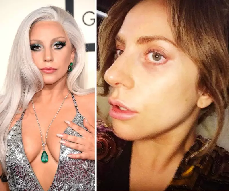 Lady Gaga prawdziwe włosy