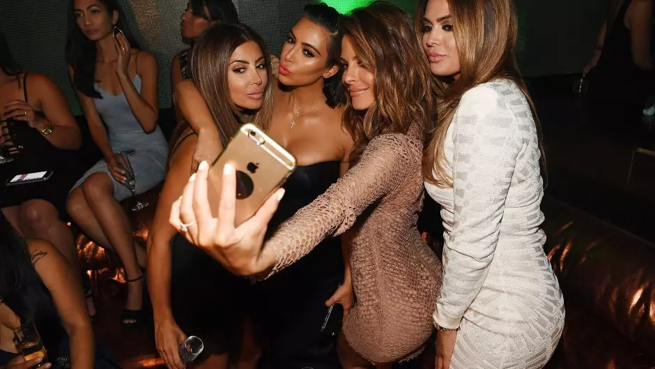 Il selfie di Kim Kardashian